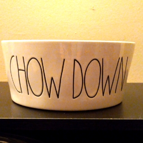 Rae Dunn | Dining | Rae Dunn White Chow Down Bowl | Poshmark
